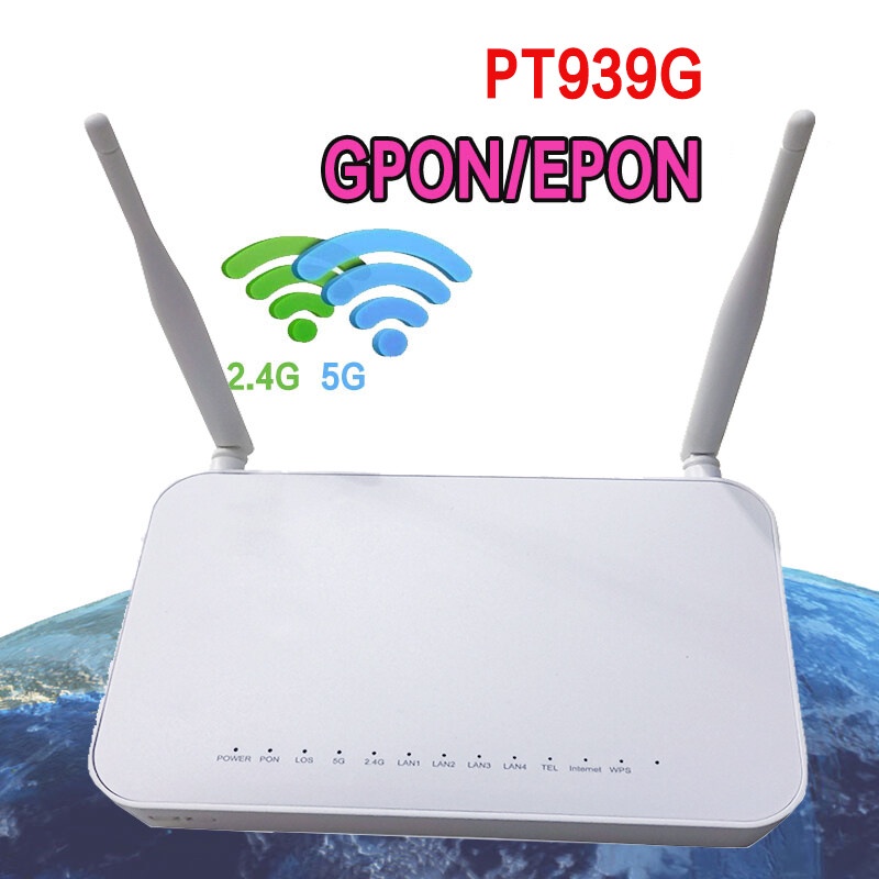 Dual Band PT939G XPON ONU WIFI 2.4G-5G ONT EPON/GPON English version | Lazada