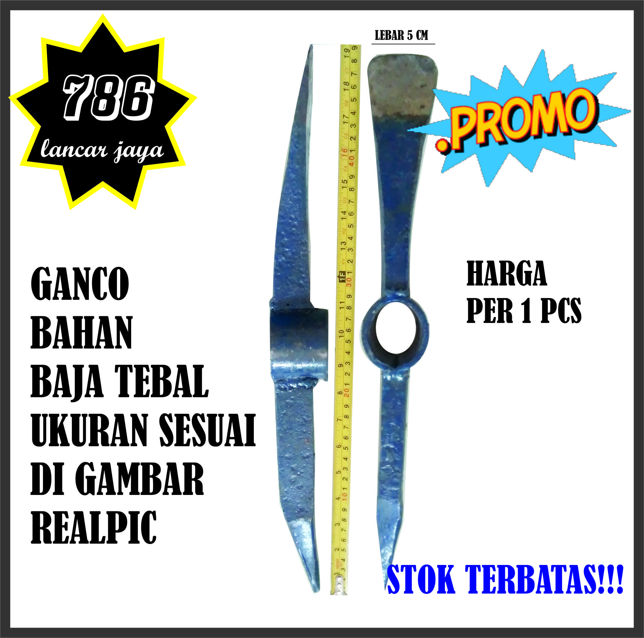 786 terlaris alat pertanian ganco blencong baja bolak balik cangkul ...