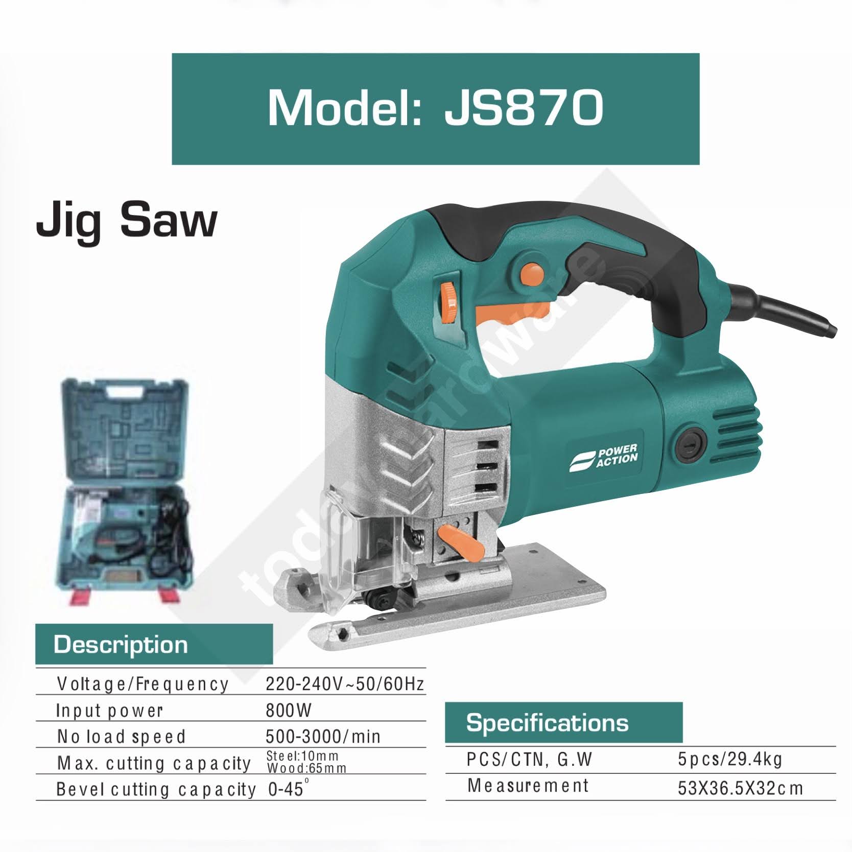Power Action Jip Saw (JS870) | Lazada
