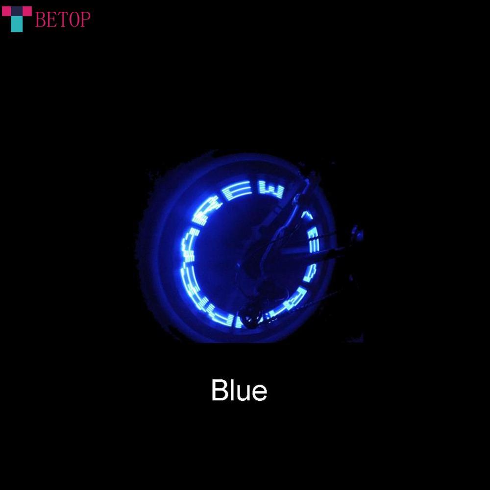 Betop Shop 2 PCS 7 LED Valve Lamp Bicycle LED Bike Wheel Tire Spoke ...