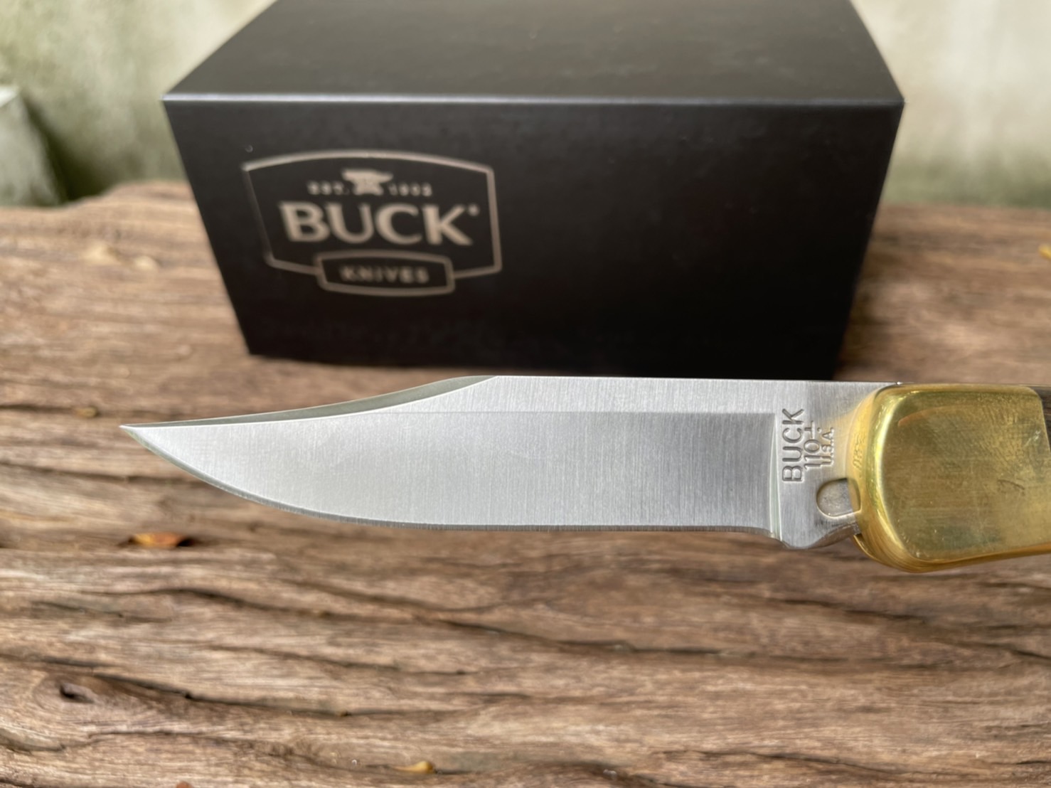 Buck 110 Folding Hunter Automatic (0110BRSA-CAT.11197)#มีดพับออโต้ ...