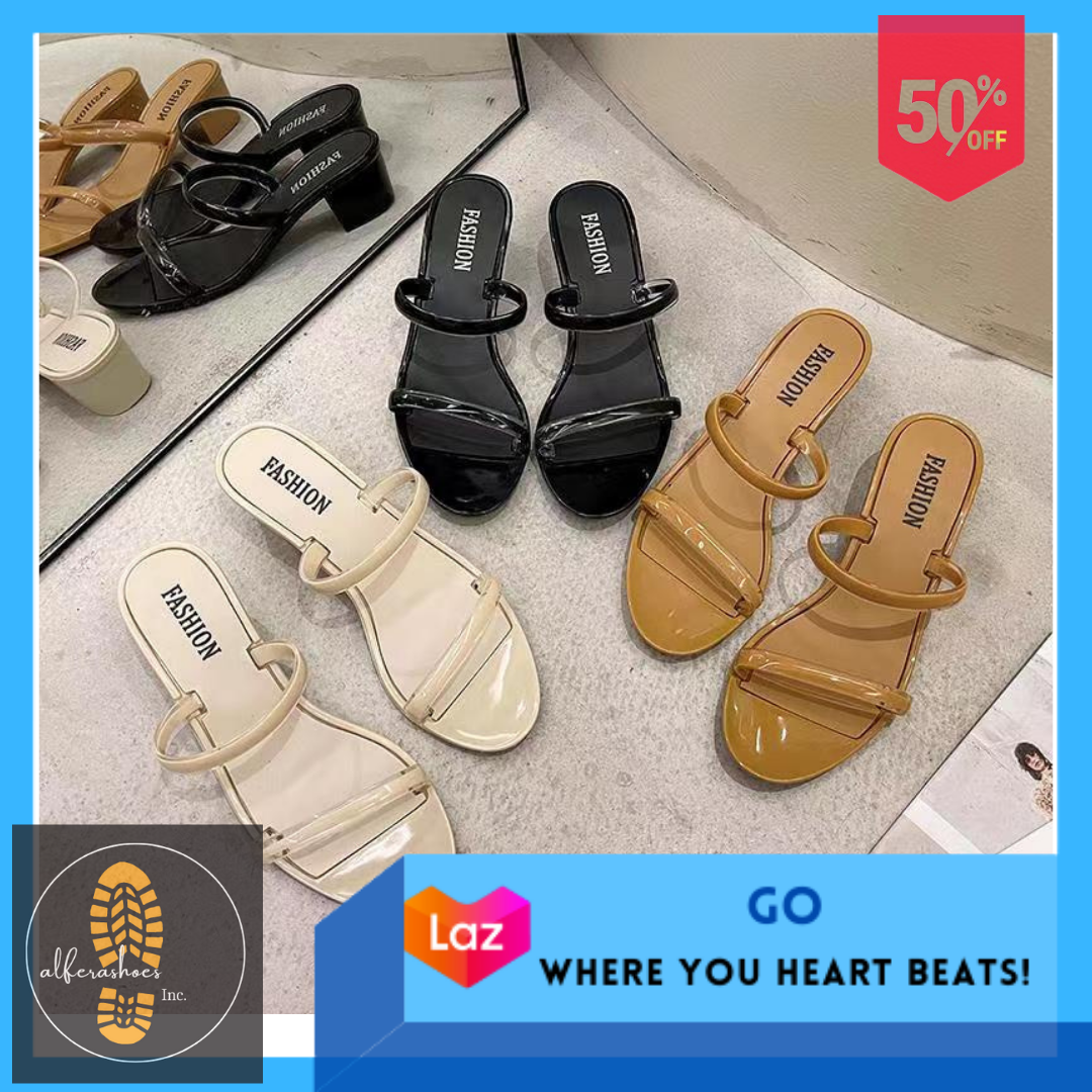 AH New two strap Platform sandals heels for women | Lazada PH