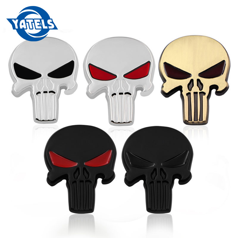 【Hottest Trends】Rhino Tuning THE Punisher Body Badge 3D Skull Sticker ...