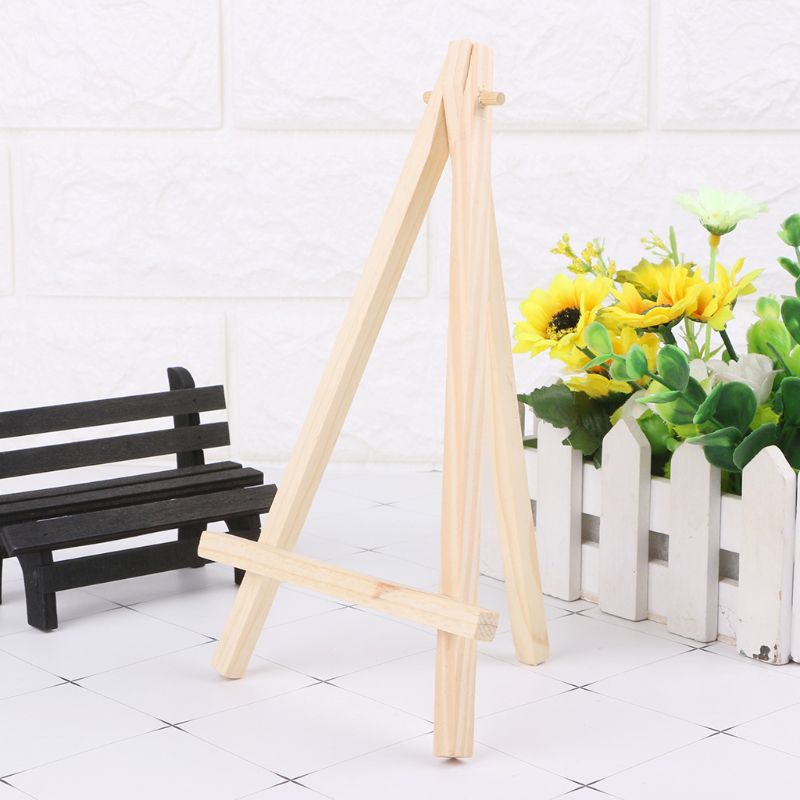 1 piece mini Natural Wood Easel Frame Tripod Meeting Wedding Table ...