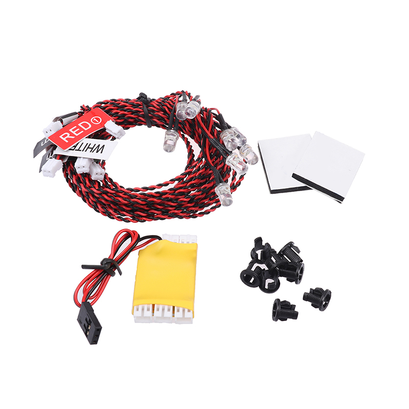 1Set Flash RC LED Light Kit 8 LED Lighting System For RC Helicopter ...