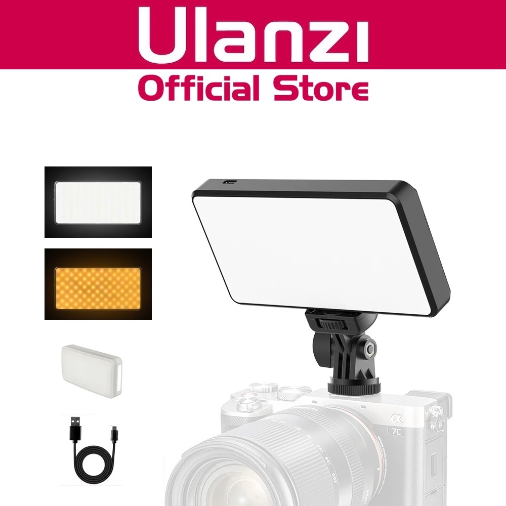 ULANZI VL200 5000mAh Bi-Color LED Video Camera Light | Lazada Singapore