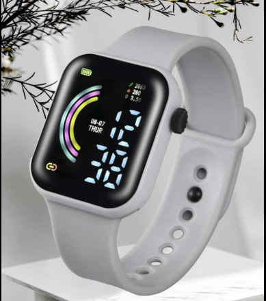 LED Digital Watch for Women, Men, and Kids with Sleek Design and ...