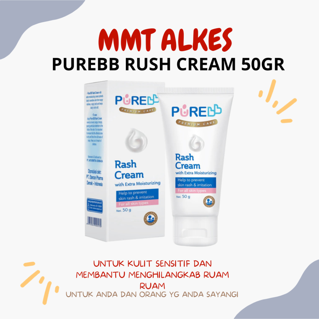 PUREBB Rash Cream Mengatasi Ruam Popok & ASI - 50 gr | Lazada Indonesia