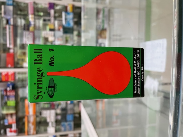 SYRINGE BALL No.2 ไซริงค์บอล ลูกยางแดงเอนกประสงค์ เบอร์ 2 ขนาด 45 CC. 1 ...