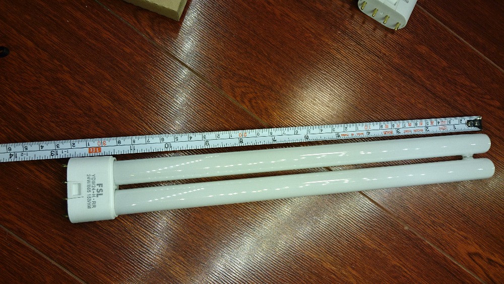 【TopazTrove】FSL Compact Fluorescent Linear Twin-Tube Bulb, CFL H-shape ...