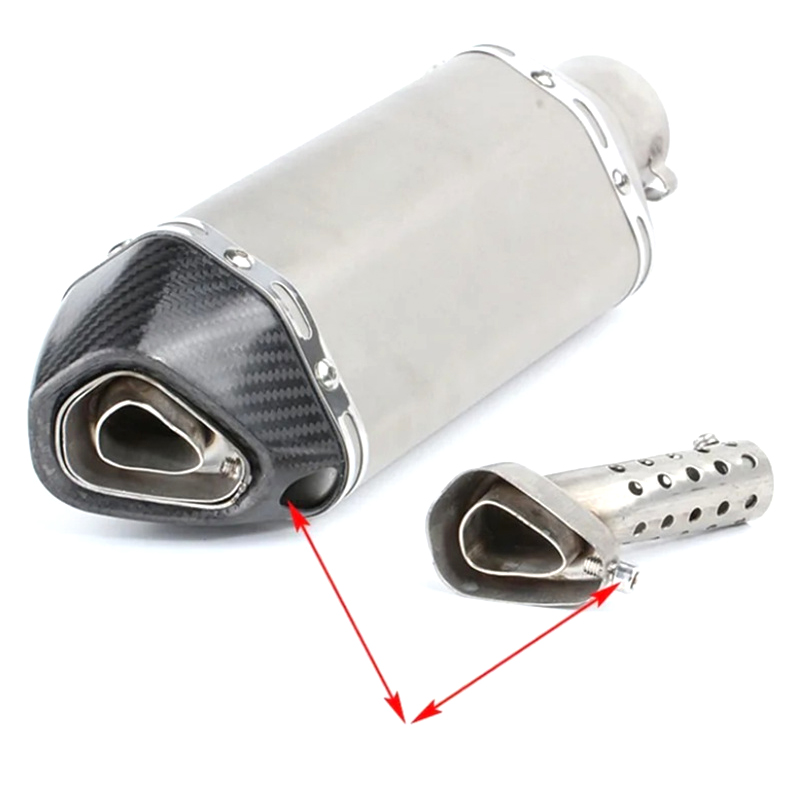 Universal Front Mid End Catalyst DB Killer For Motorcycle Exhaust ...