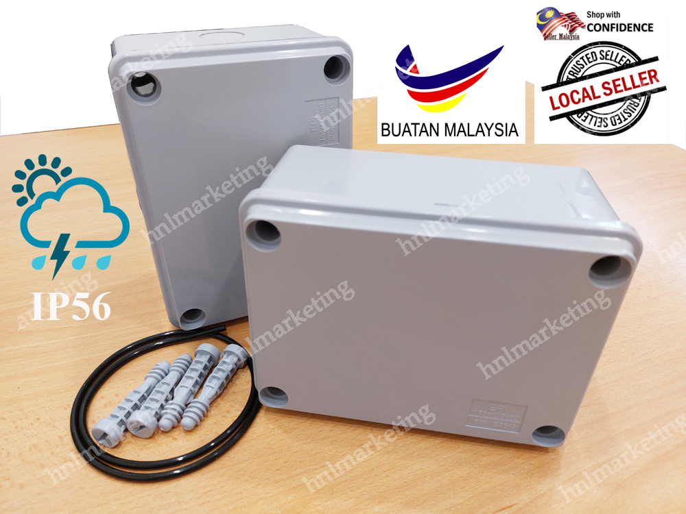PVC ENCLOSURE BOX 6 X 4 X 3 INCHES WEATHER PROOF IP65 | Lazada