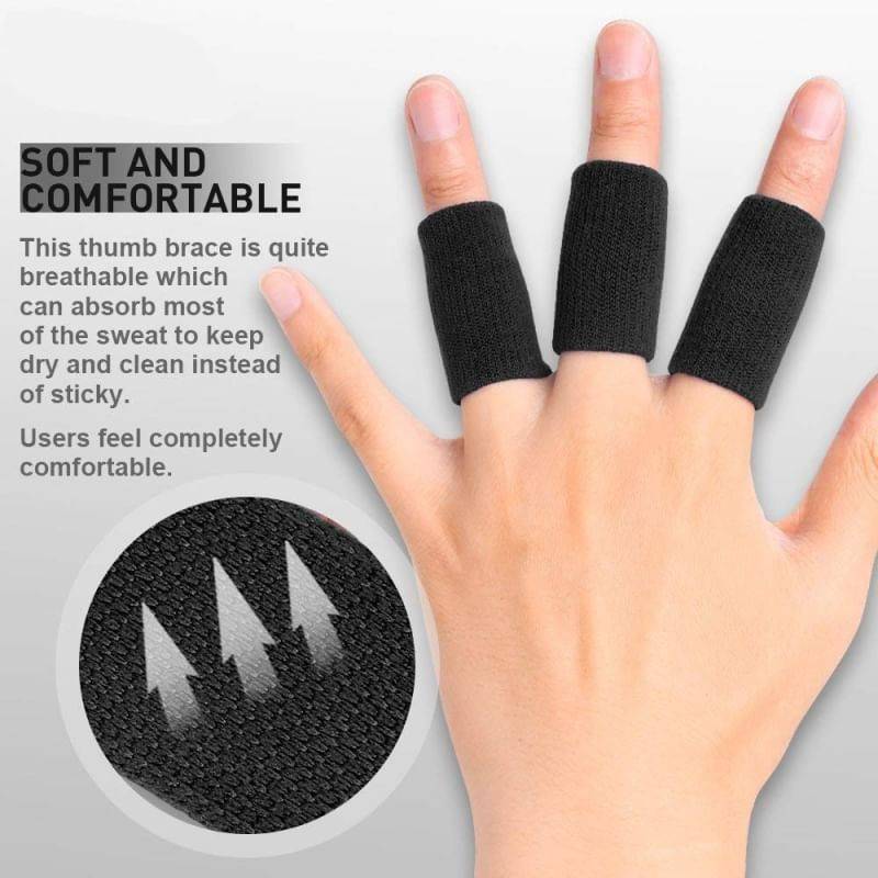 JJ ViewPoint Long finger band ผ้าสวมซัพพอร์ตข้อนิ้วมือ 1 กล่องบรรจุ 5 ...