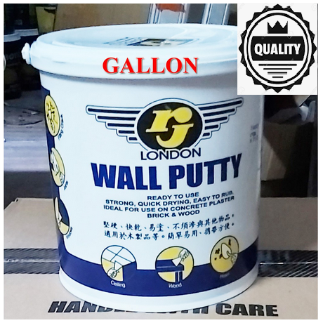 RJ London Wall Putty Ready To Use For Concrete Wood and Bricks Emulsion ...