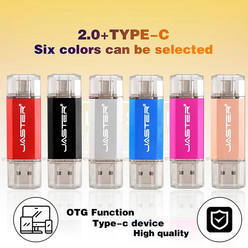 Hotsale JASTER OTG USB Flash Drive Type C Pen Drive 128GB 64GB 32GB ...