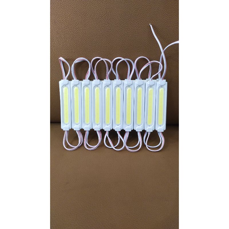 (BISA COD) 10 PCS/STRIP MODUL LAMPU LED COB BENING 9 TITIK 12 VOLT ...
