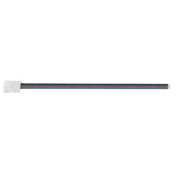 8mm 4Pin Single Tools DIY Connector With Wire For 2835 3528 RGB Light ...