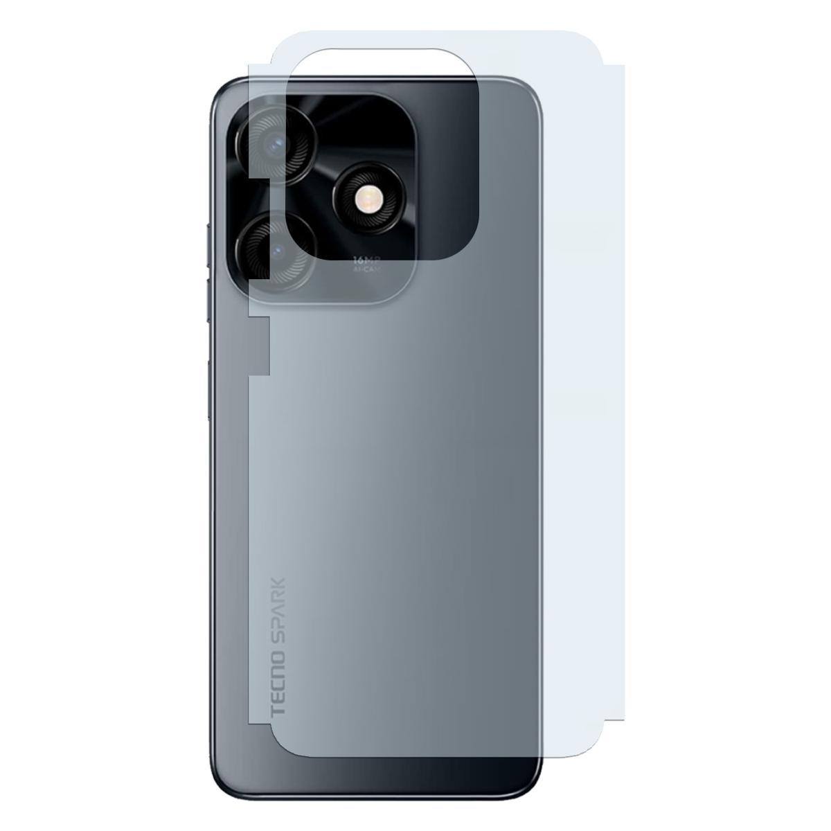 Tecno Spark 10c Back Matte Protector Soft Film Protector Soft Skin ...