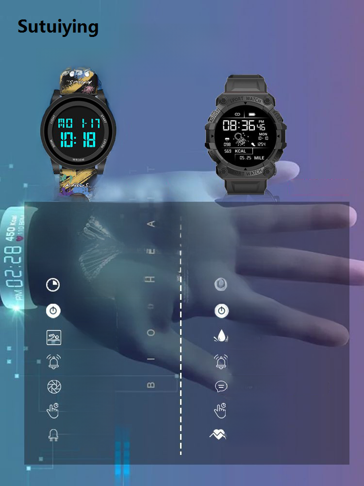 Sutuiying Little Genius Spaceman Smart Watch Student Men Multi-Function ...