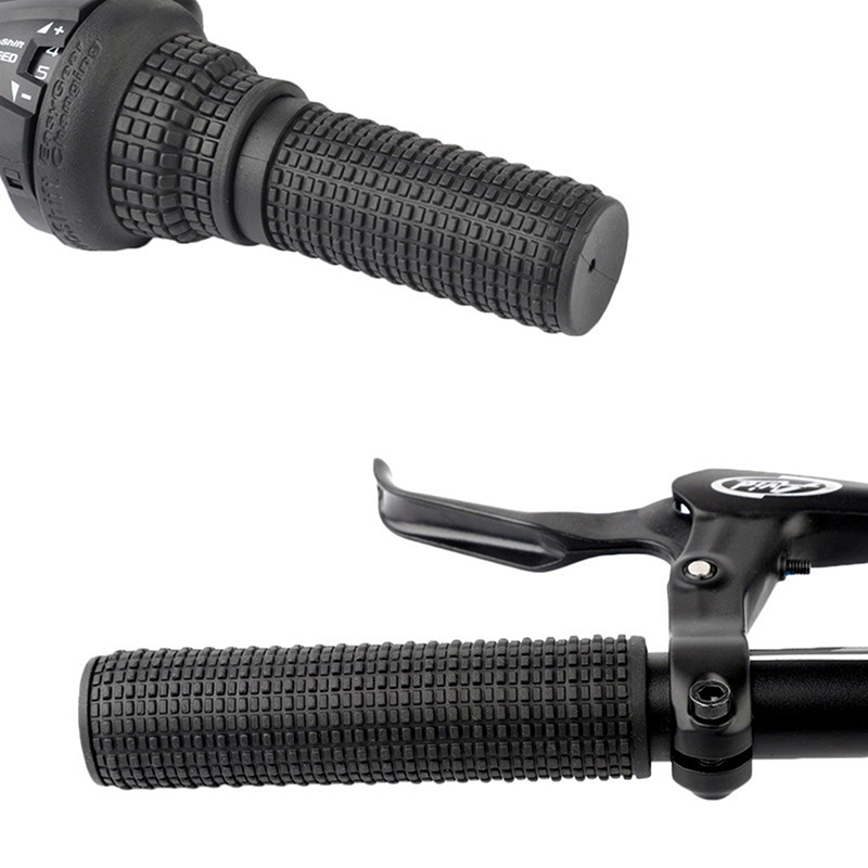 1Pair Bicycle Grips Mountain Handlebars Gloves Non-slip Rubber Grips ...