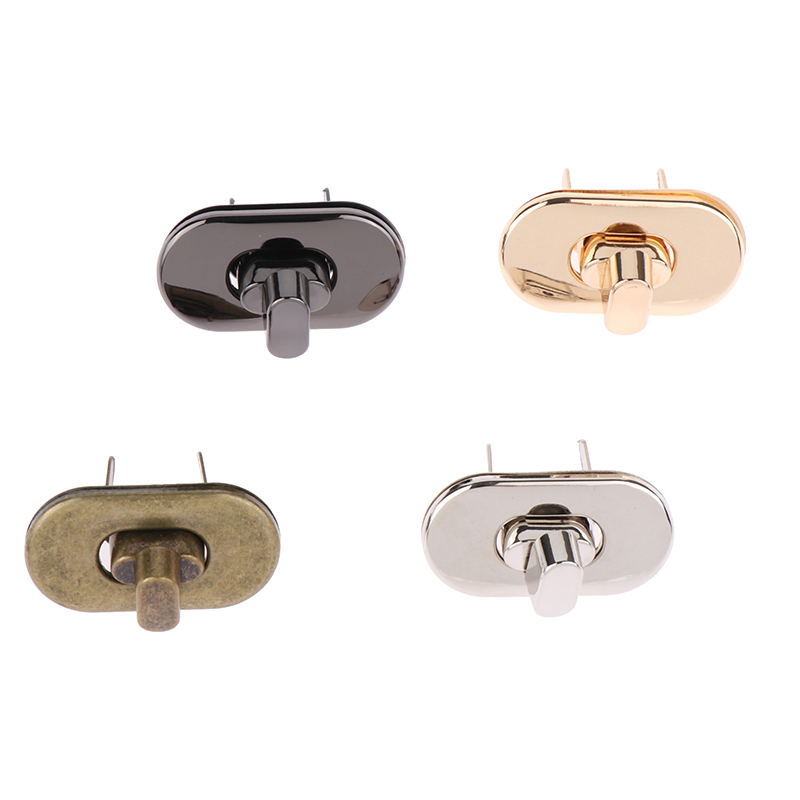 Mini Oval Twist Lock Turn Locks Metal Closure Buckle For Purse Wallet ...