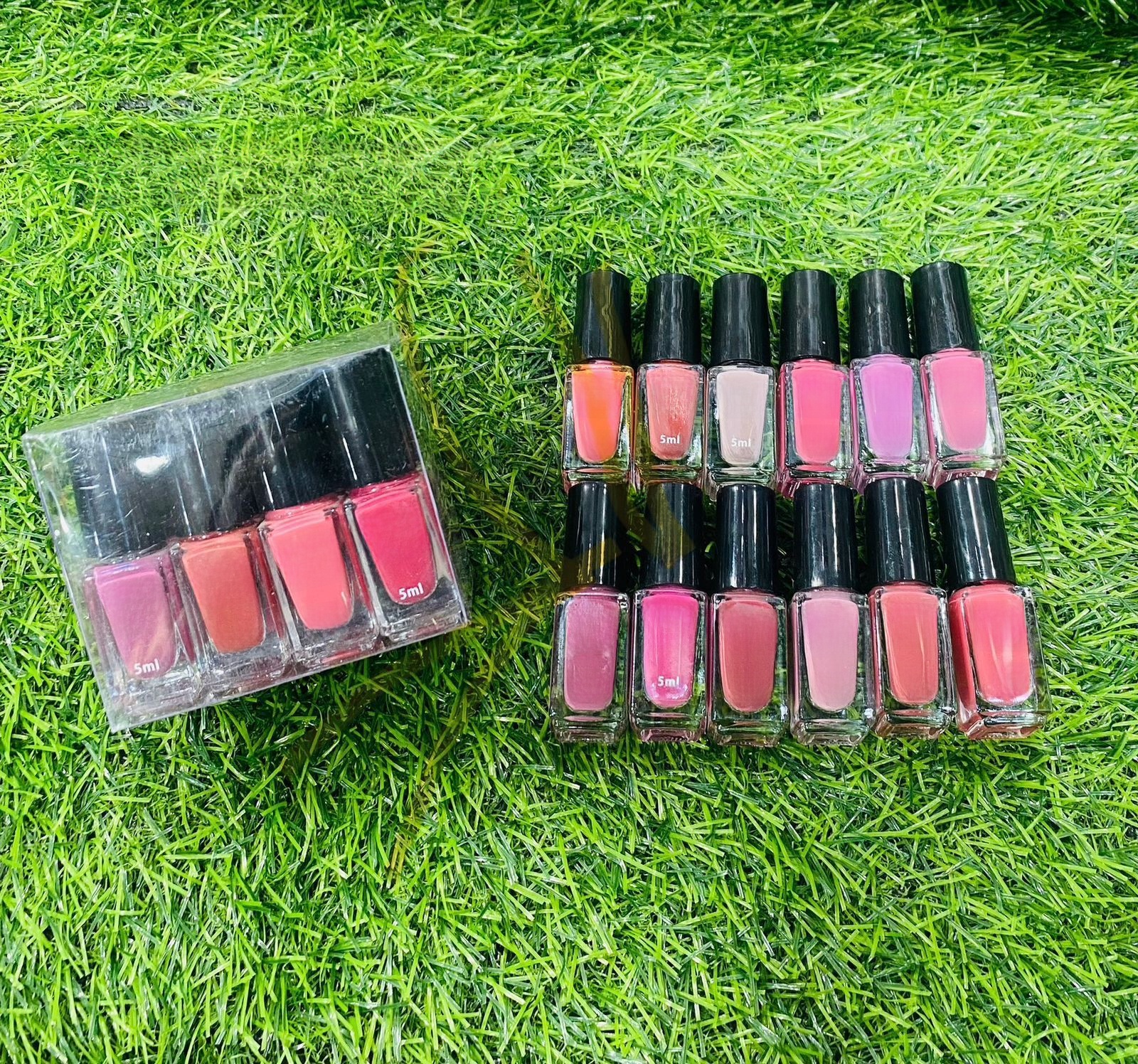 Pack of 12 Nail Polish Peel off Bulk Buy Beauty Makeup Nail Art Colors ...