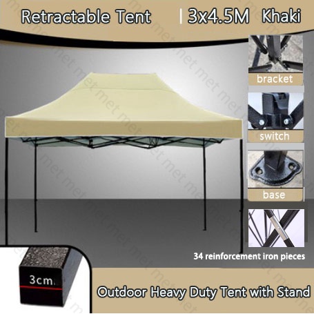⭐ ⭐READY STOCK⭐ ⭐ ♠Khemah 10x10 Folding Canopy Tent Retractable Kanvas ...