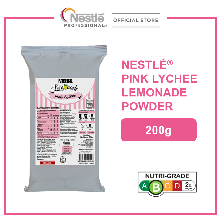 NESTLÉ® Pink Lychee Lemonade Powder - 200g | Lazada Singapore
