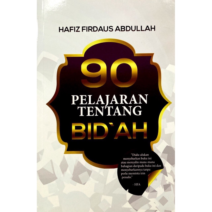90 Pelajaran Tentang Bidaah | Buku agama | Lazada