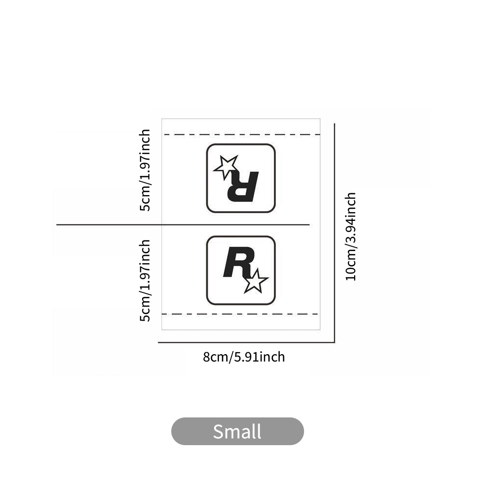 FG Car Labels Stickers Creative Decoration Wash Mark Washing Label Tag ...