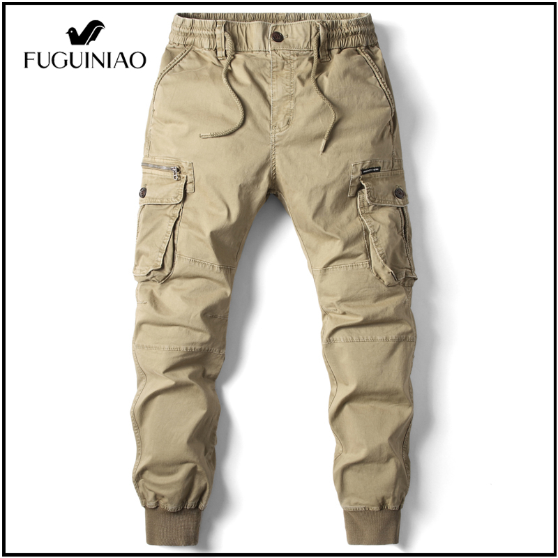 FUGUINIAO Cargo Pants Men Full Length Cotton Casual Trouser Military ... FUGUINIAO Cargo Pants Men Full Length Cotton Casual Trouser Military ...