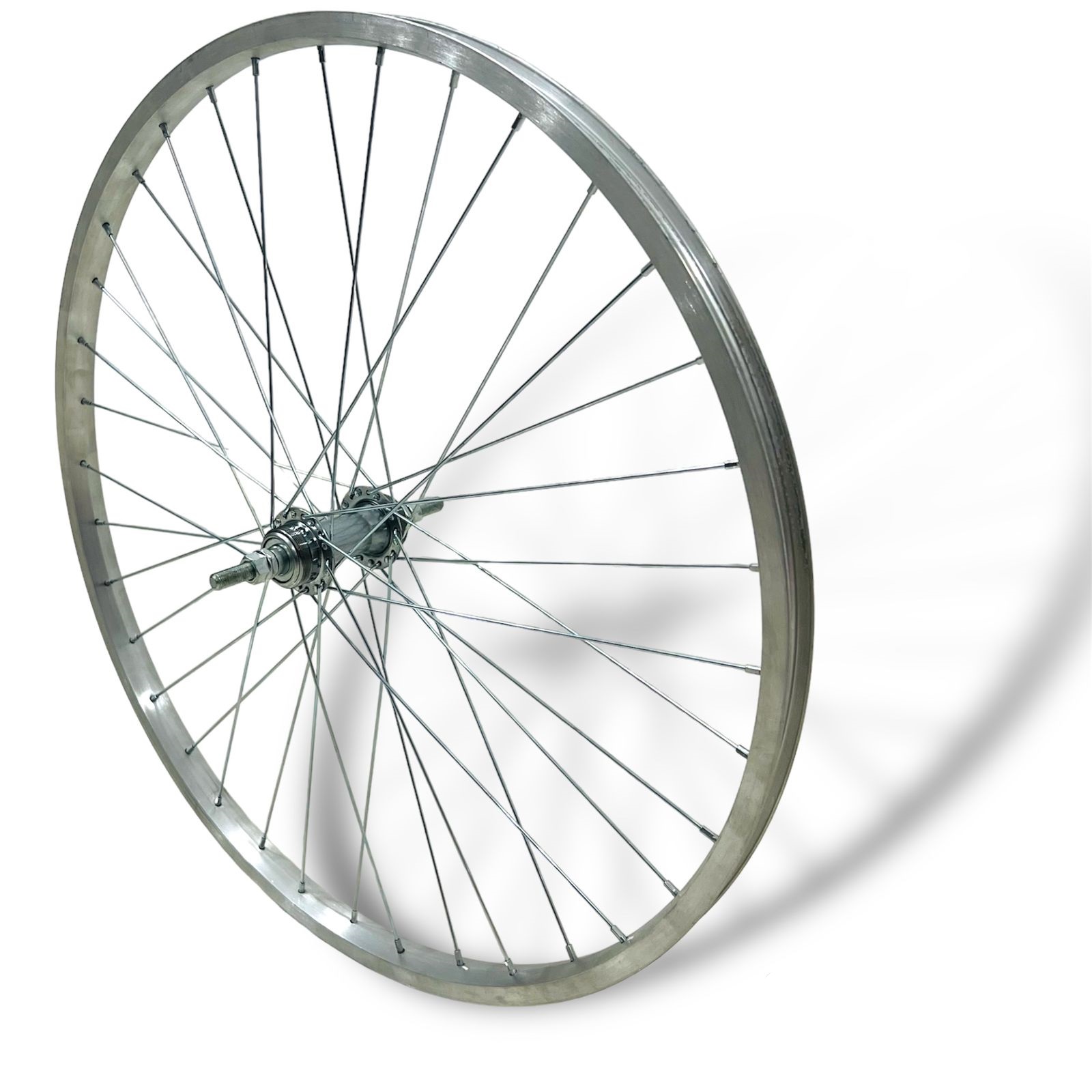 Bicycle Steel / Alloy Rim, Double Side Thread Hub 36/36 Holes 24 and 26 ...