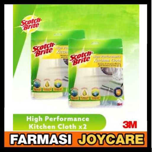 3M SCOTCH-BRITE High Performance Kitchen Cloth 2's/Dusting Cloth 2's ...