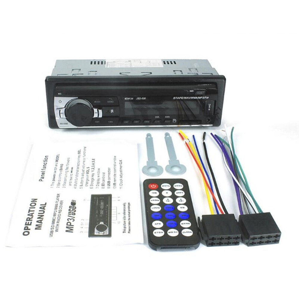 AUX Input Bluetooth-compatible Bluetooth Car MP3 Player Button Control ...