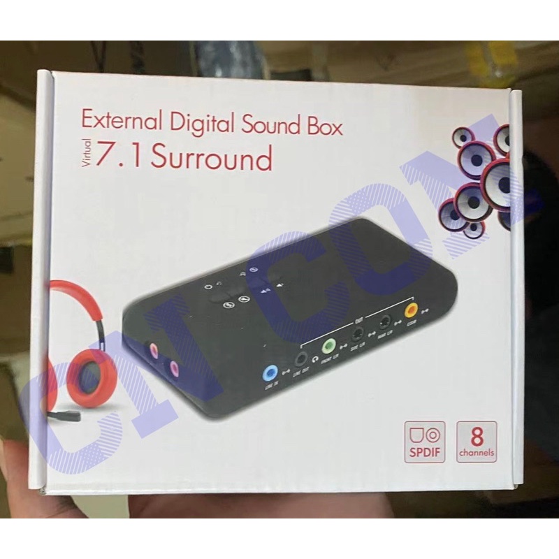 usb 2.0 sound card 7.1แท้ with SPDIF in out optical port - KhaiDo ...