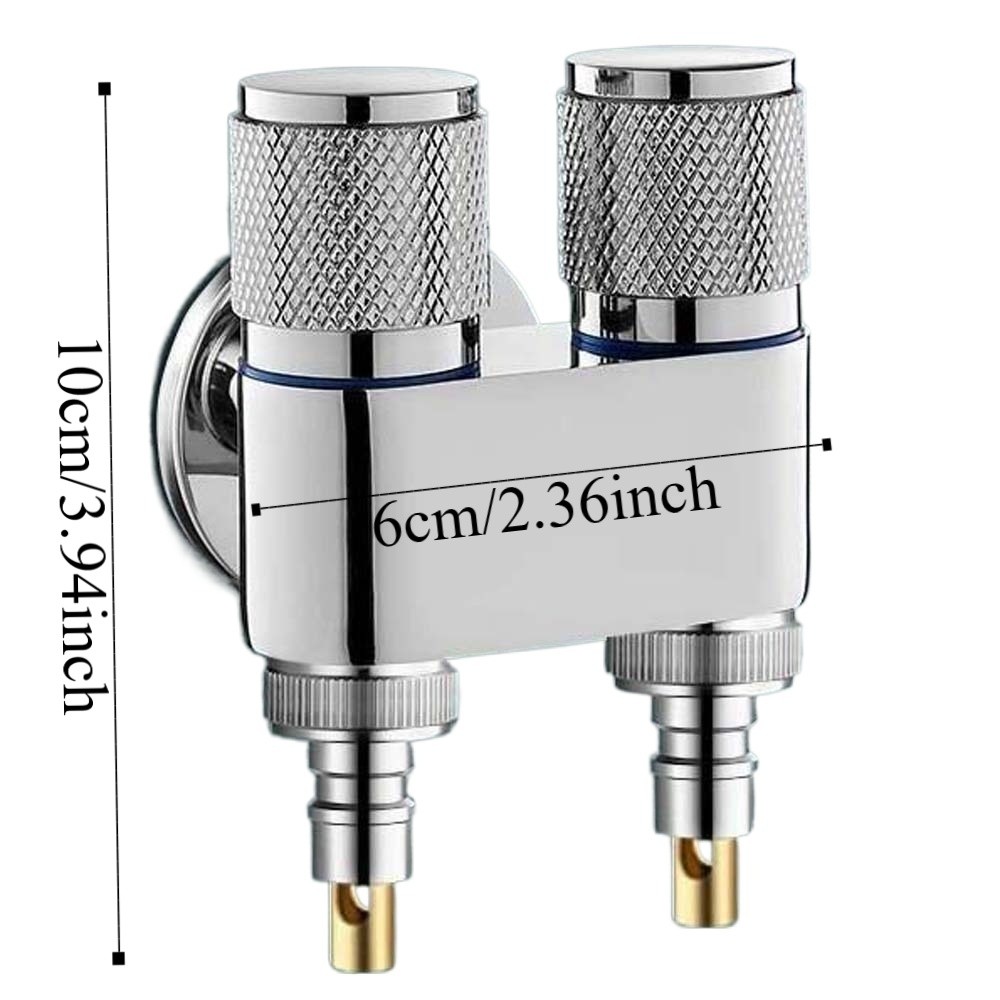 Easy To Install Universal Interface Double Outlet Valve Faucet ...