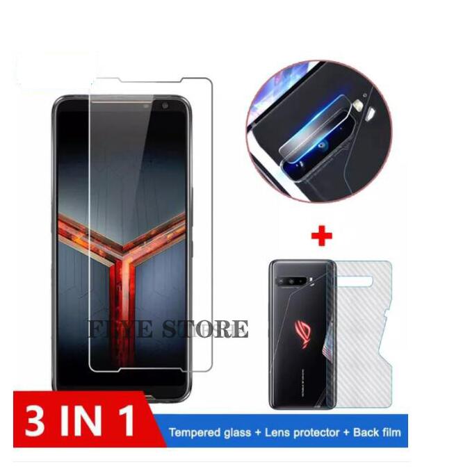 (3in1) For ASUS Rog Phone 3 / Rog Phone 2 Rog Phone 5 HD Transparent ...