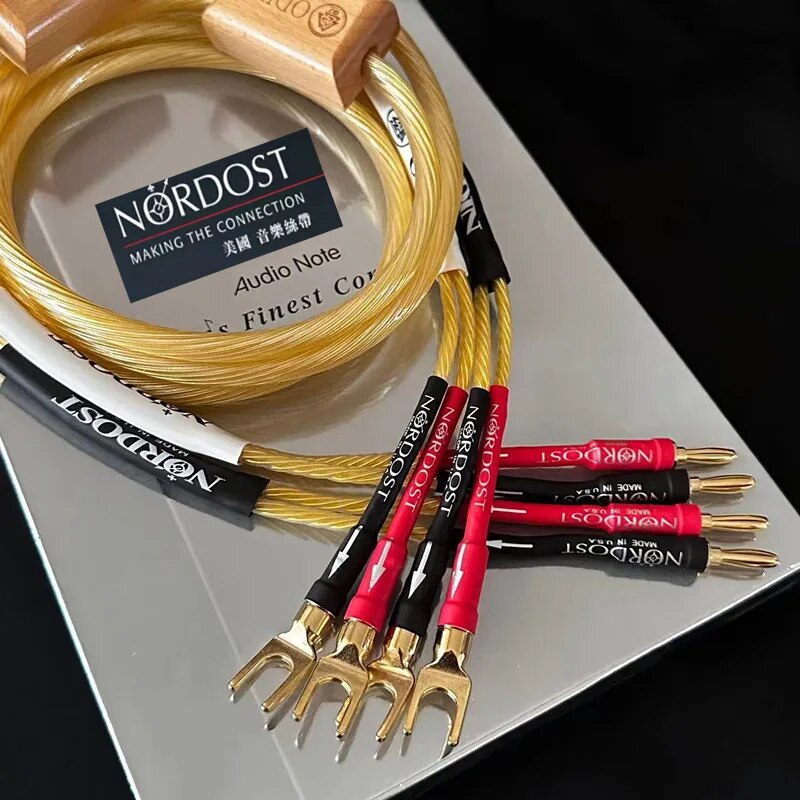 Nordost Odin2 Gold Speaker Cable OFC sterling silver flagship audio ...