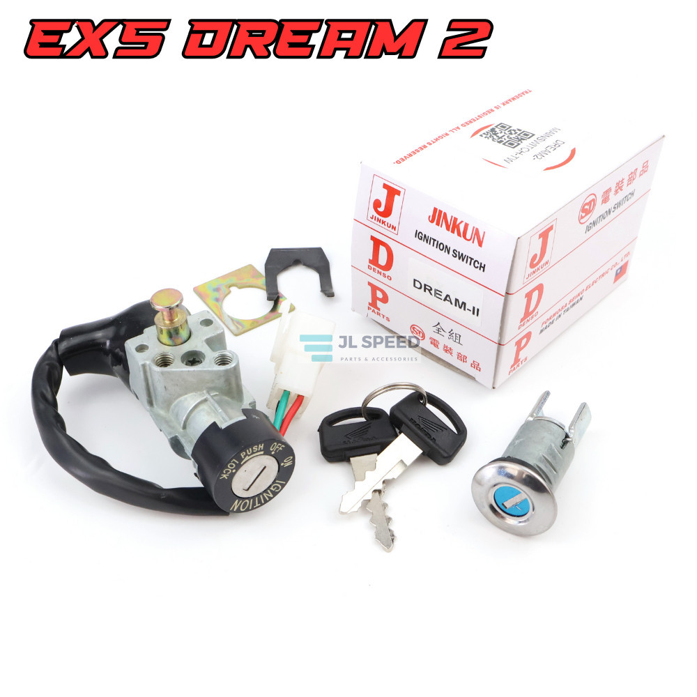 ORIGINAL TAIWAN EX5 DREAM EX5 MAIN SWITCH KUNCI SWITCH SET HONDA ...