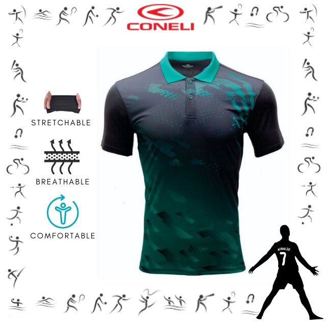RUNATI Jersey Polo T-shirt Baju Jersey Murah Bola Sports Short Sleeve ...