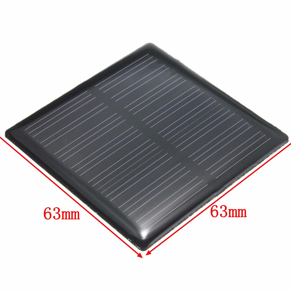 4V 0.36W 90MA 63x63x3.0MM Monocrystalline Epoxy Solar Motors Panels ...