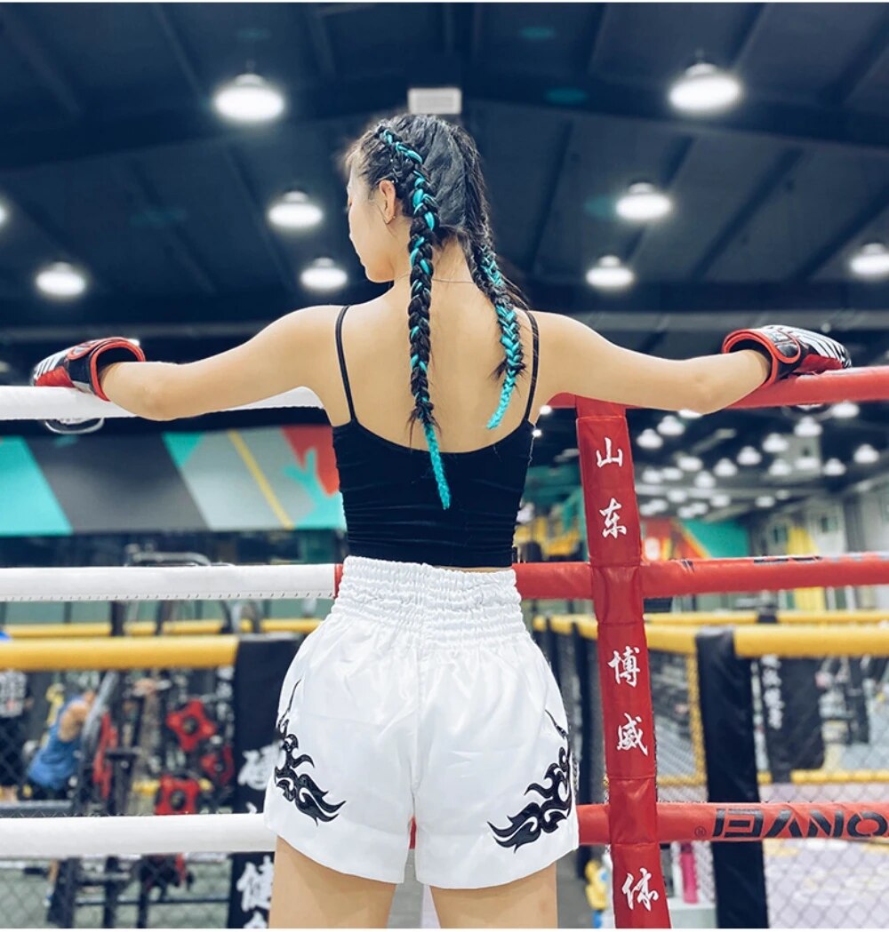 Uni Muay Thai Fighting Pants Sparring Boxing Shorts Training MMA ...