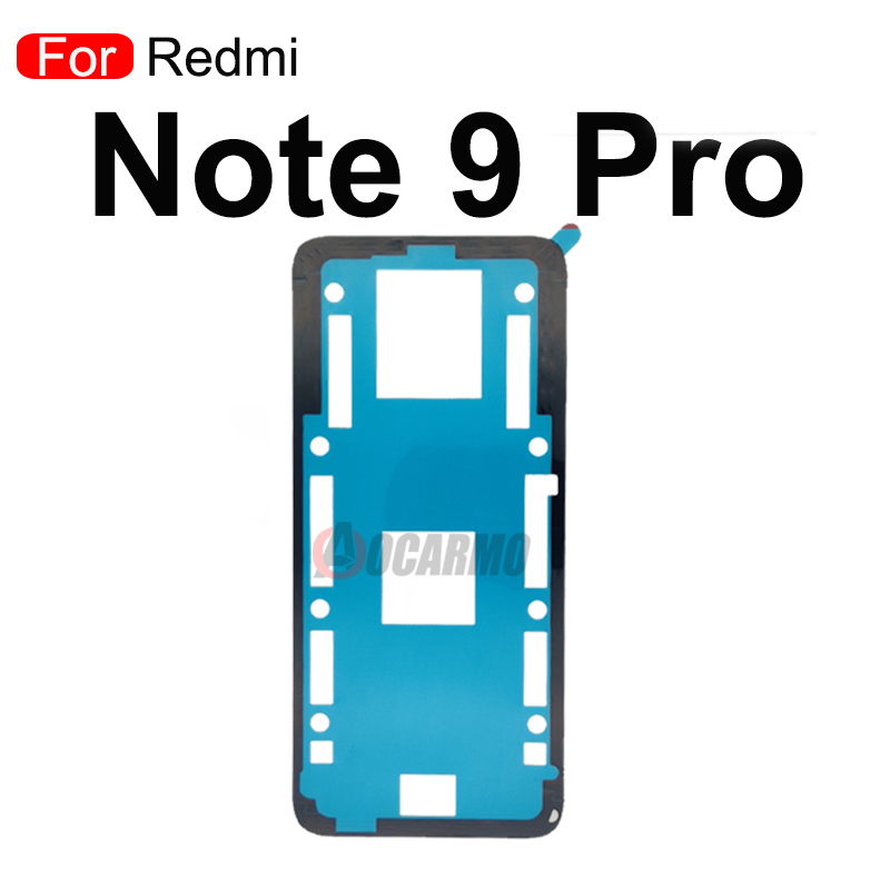 Back Adhesive For Xiaomi Redmi Note 7 8 9 Pro 9S 9s 5G 8T Back Glass ...