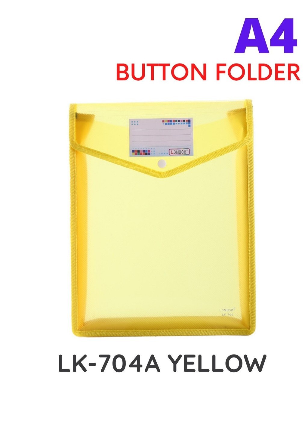 [ LOMBOK ] A4 BUTTON FOLDER WITH EXPANDING BASE (VERTICAL/HORIZONTAL ...