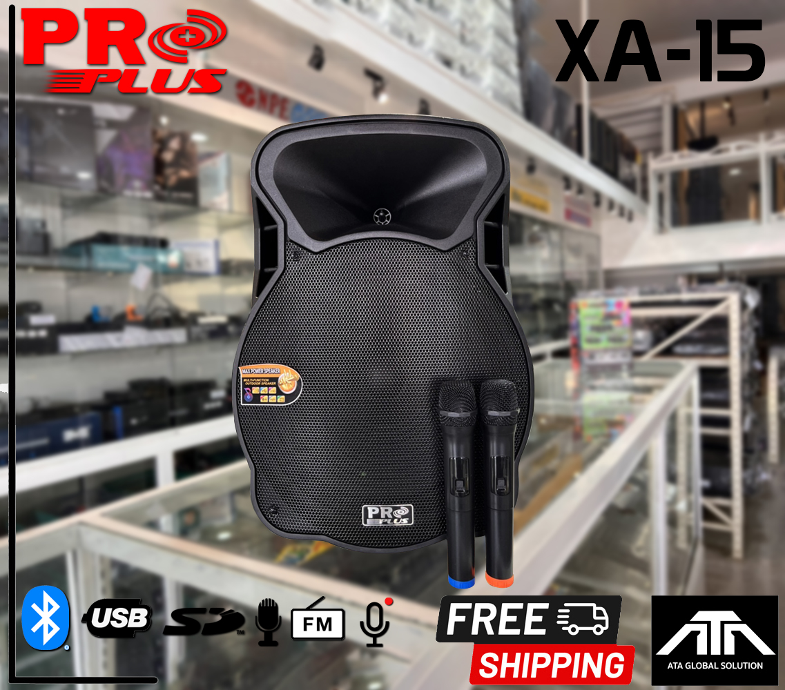 ส่งฟรี ตู้ลำโพงอเนกประสงค์ PROPLUS XA-15 MAX POWER 3000Watts รองรับ USB SDCARD และ BLUETOOTH ...
