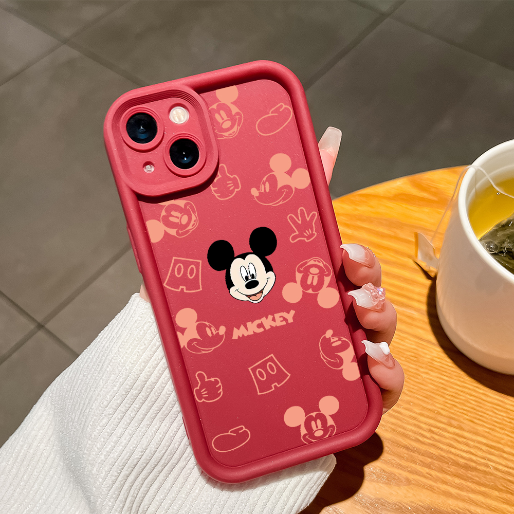 ZCSIBORUI for OPPO A53 2020 A33 2020 Back Cover Orange Color Mickey ...