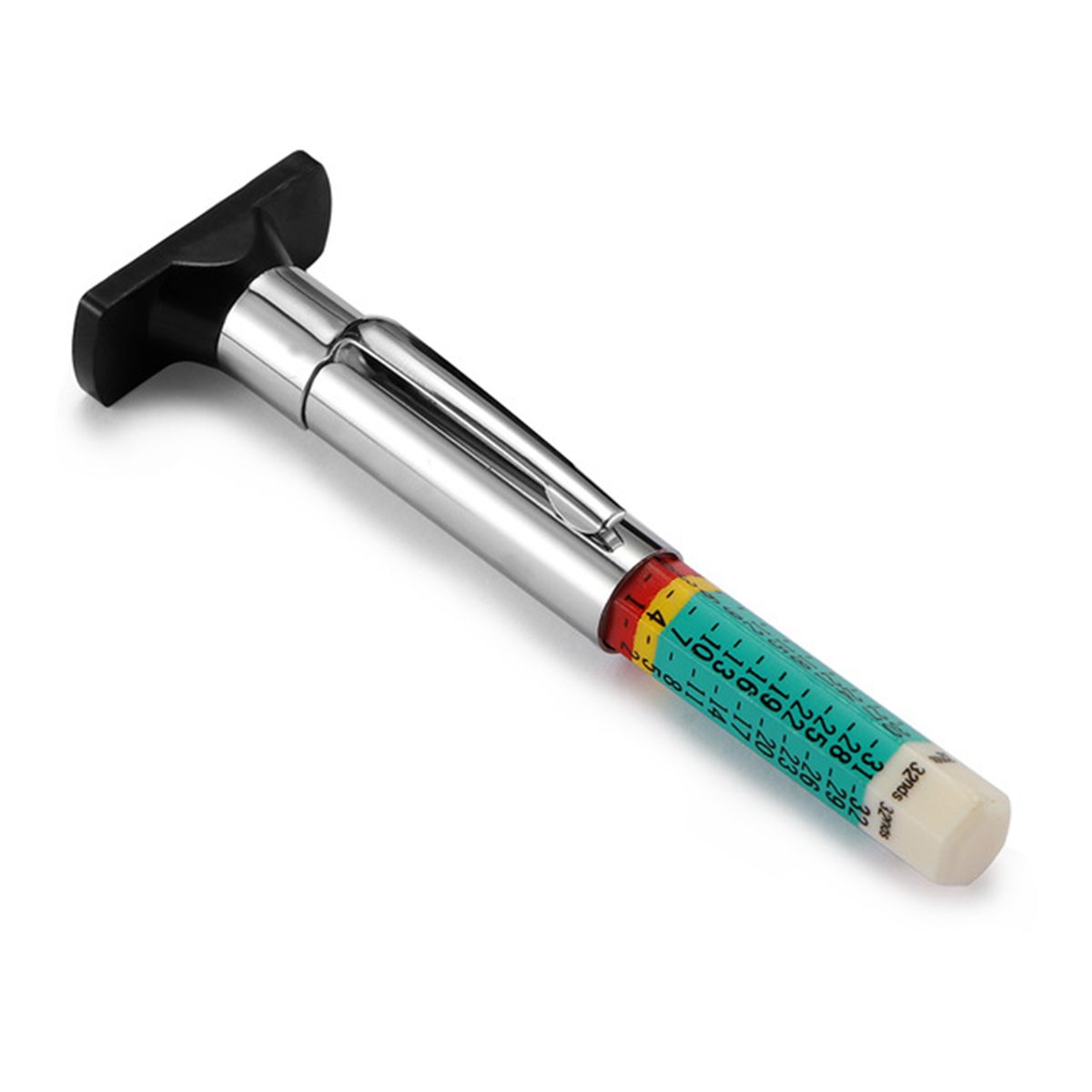 25mm Car Digital Mark Accurate Depth Gauge Measuring Pen Tire Ruler ...