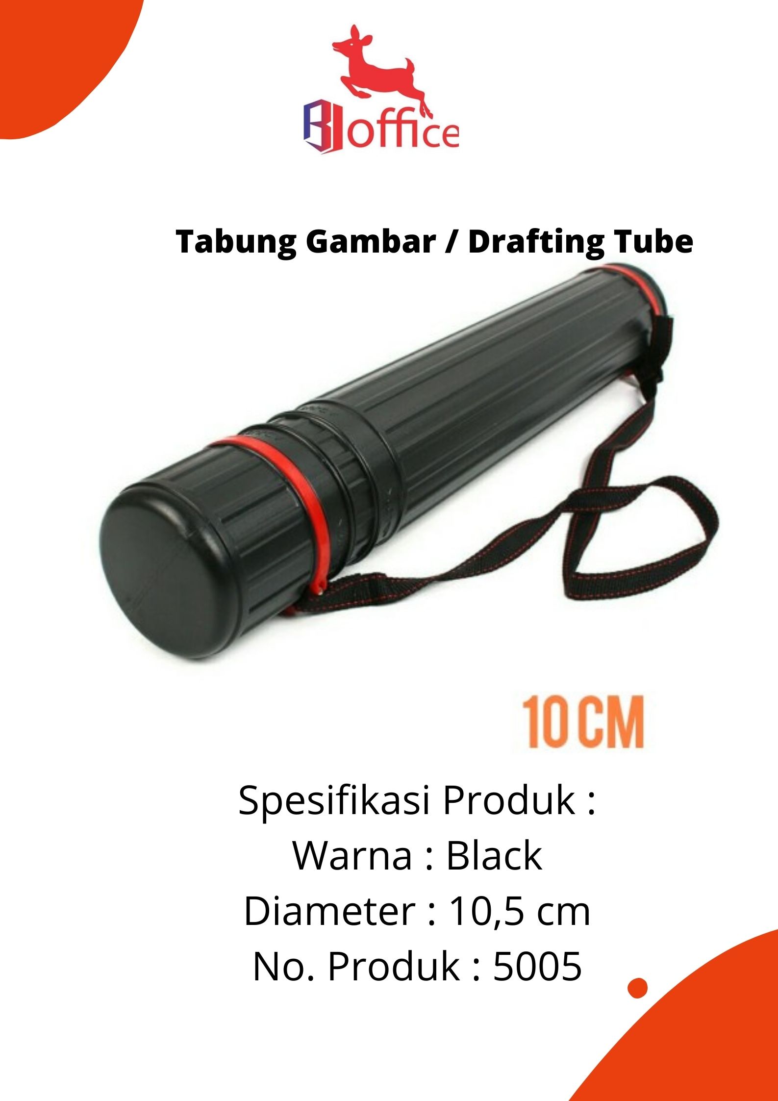 Tabung Gambar / Drafting Tube V-Tec 10.5 cm | Lazada Indonesia