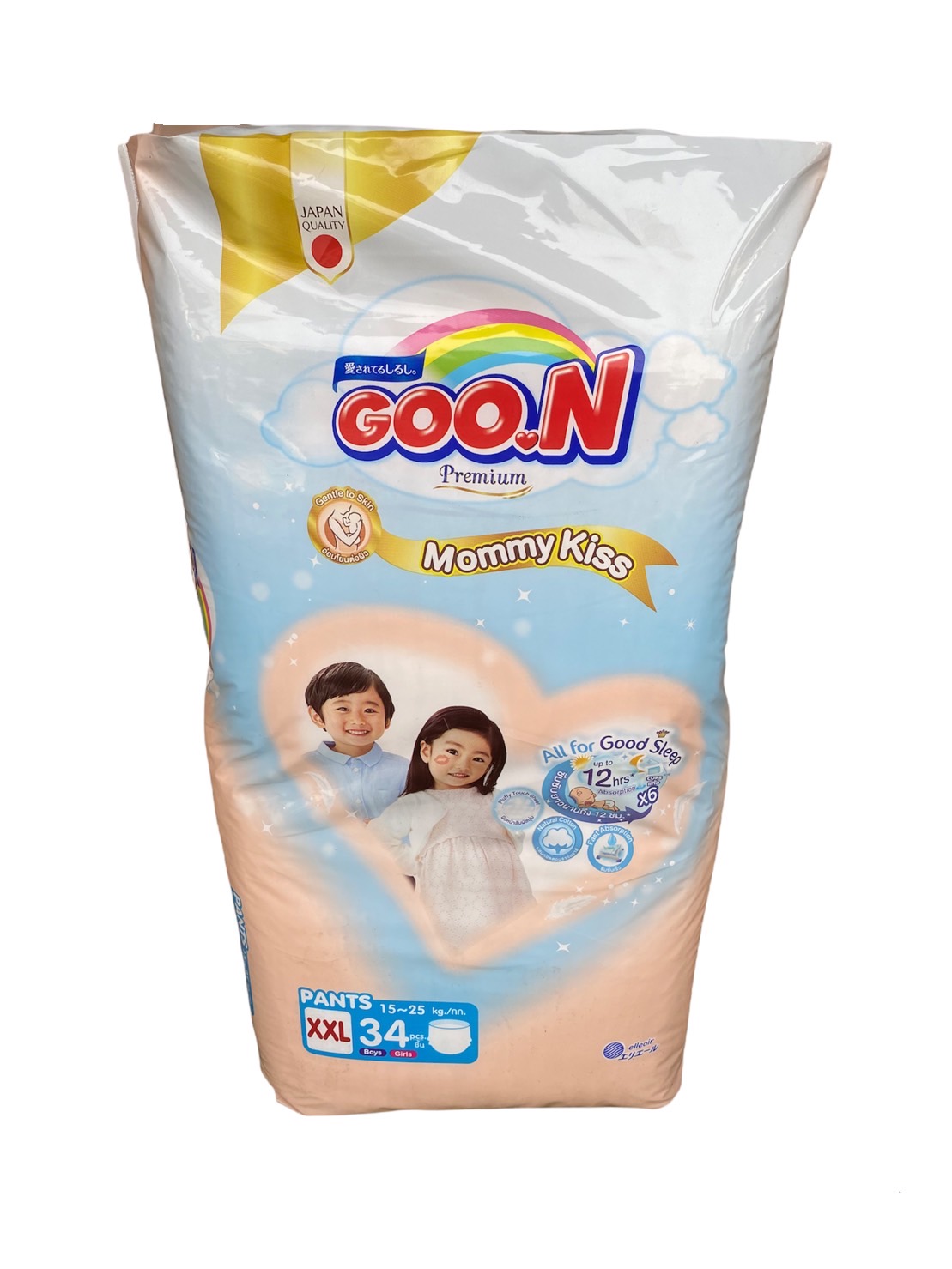 Goon Friend (SJ) Pants ผ้าอ้อมเด็ก แบบกางเกง ไซส์ S แพค 58 ชิ้น (1 แพ็ค ...