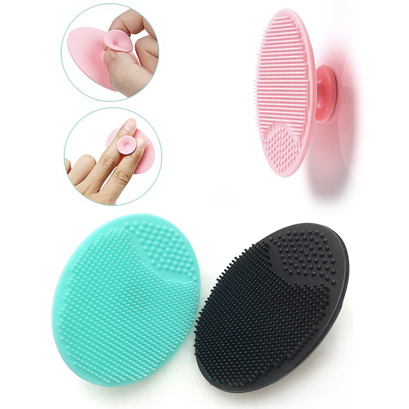 Silicone Face Cleansing Brush Facial Deep Pore Skin Care Scrub Cleanser ...
